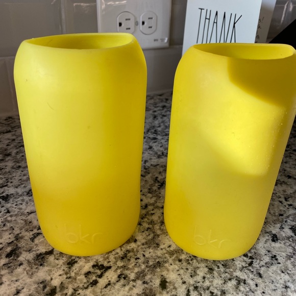 bkr | Other | Yellow Bkr Sleeves For Glass Bottles | Poshmark